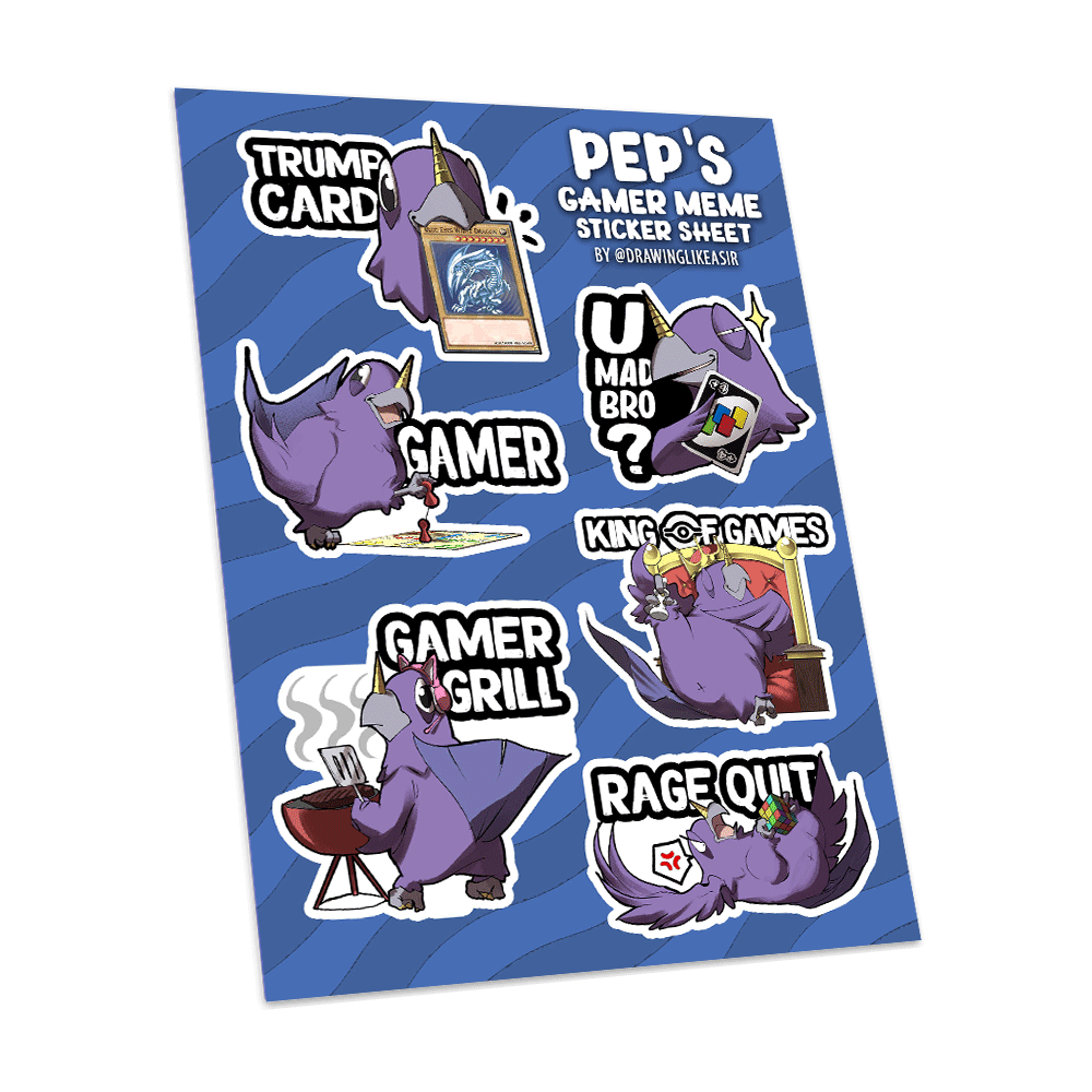 Sticker sheets – Drawing like a Sir